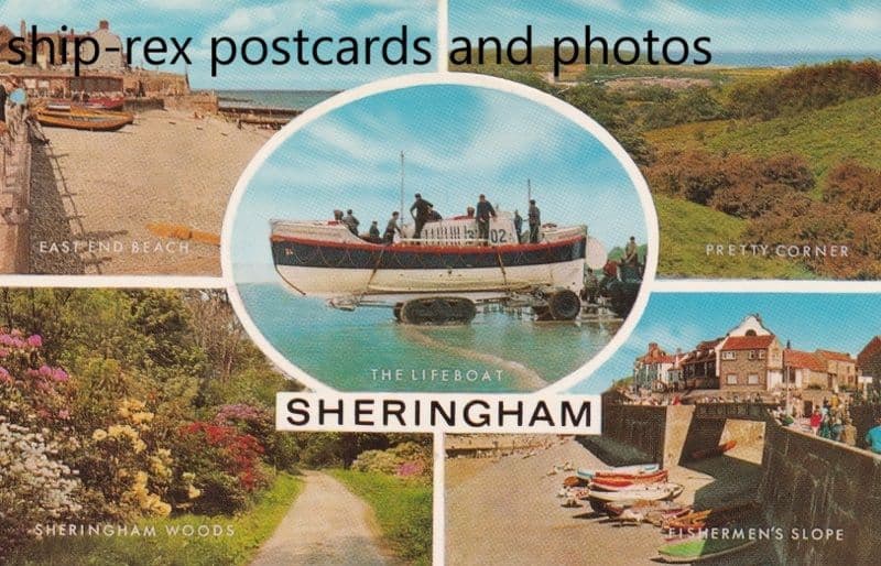 MANCHESTER UNITY OF ODDFELLOWS lifeboat on Sheringham multi-view