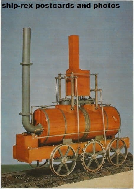 Matthew Murray locomotive model postcard