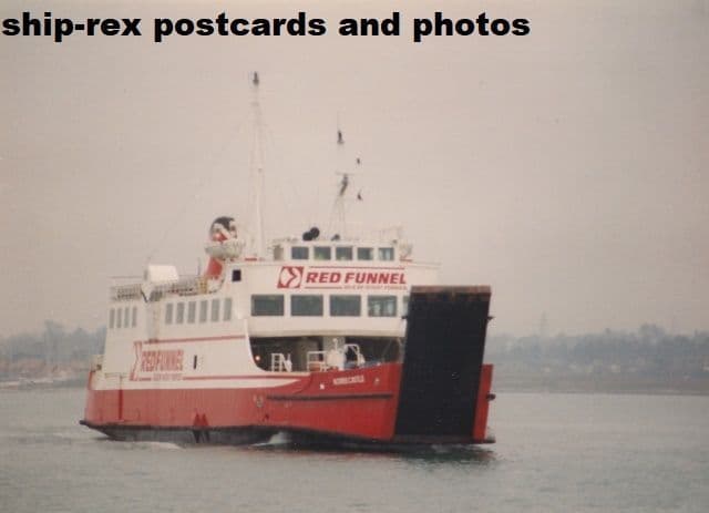 NORRIS CASTLE 1968c Red Funnel b