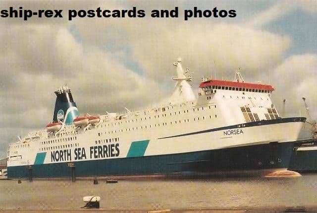NORSEA 1987a North Sea Ferries c