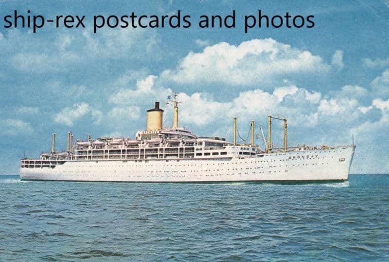 ORONSAY 1951c P&O Orient Line a1