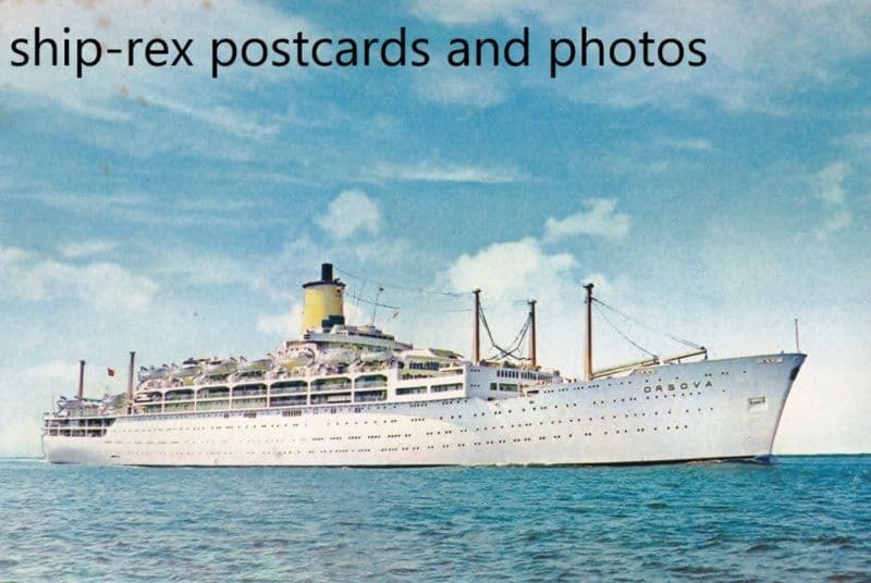 ORSOVA 1954c P&O Line a