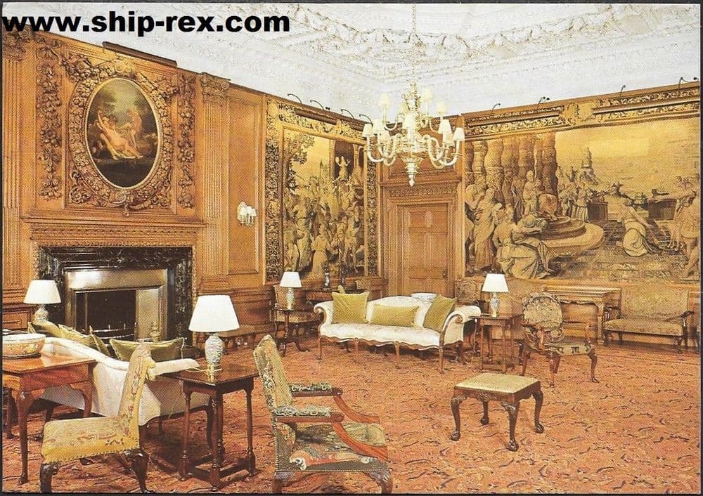Palace Of Holyroodhouse - interior postcard