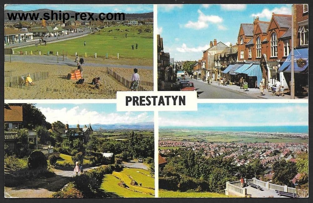 Prestatyn - multi-view postcard