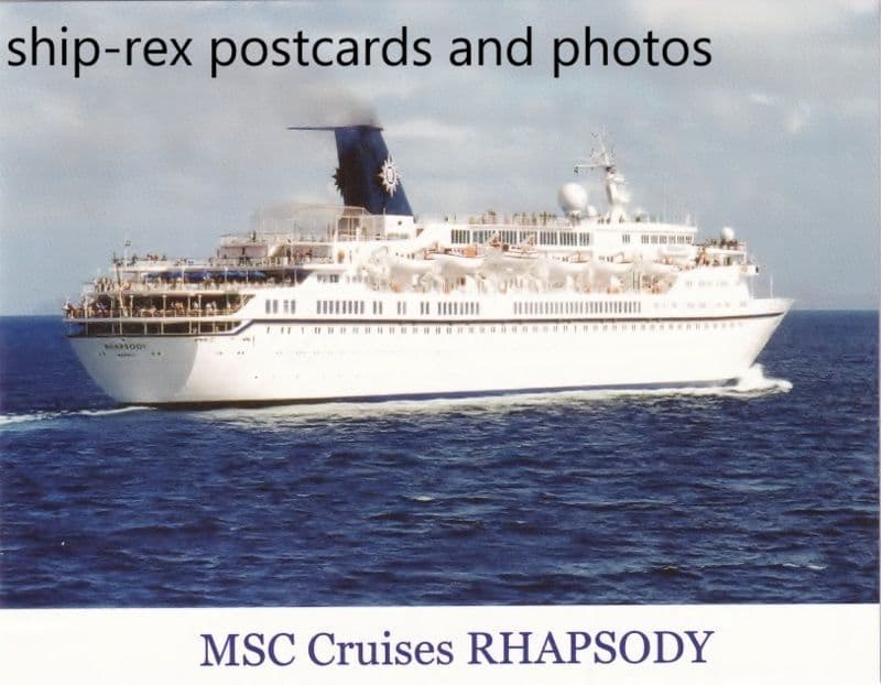 RHAPSODY 1995b MSC Cruises d