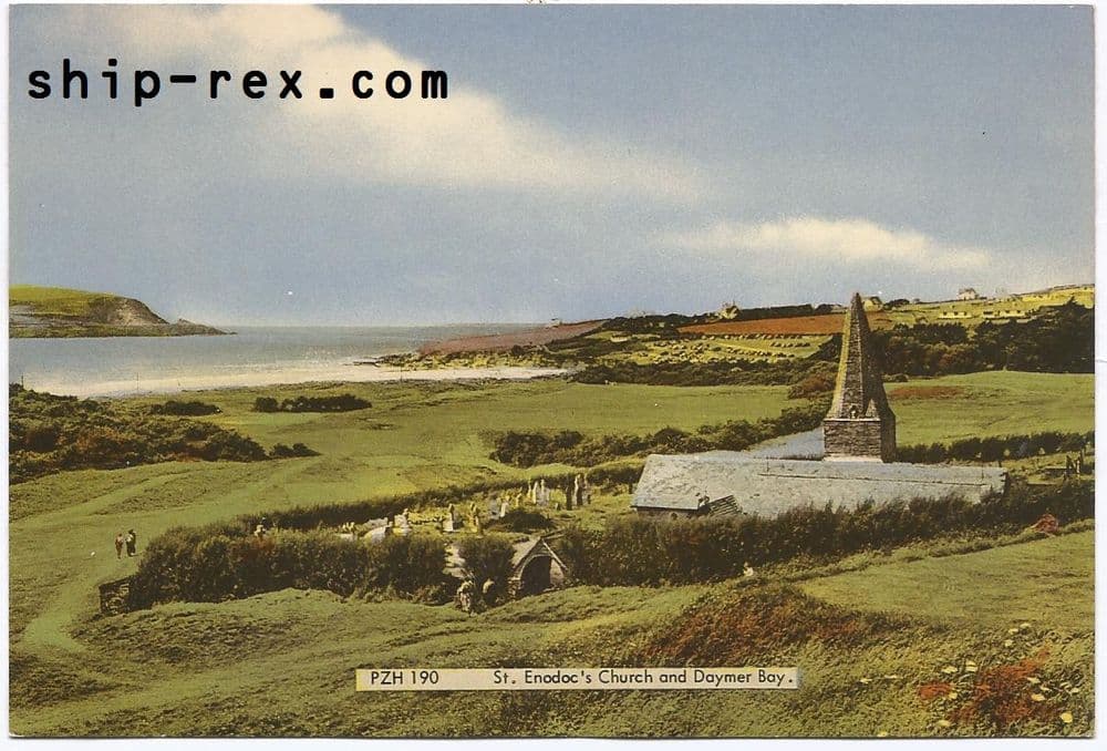 Rock Cornwall St Enodoc s Church postcard a