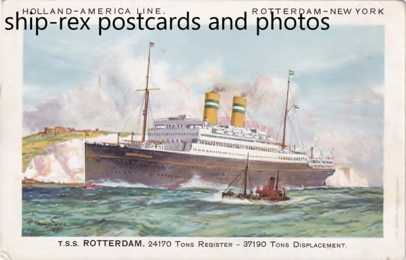 ROTTERDAM 1908 Holland America c