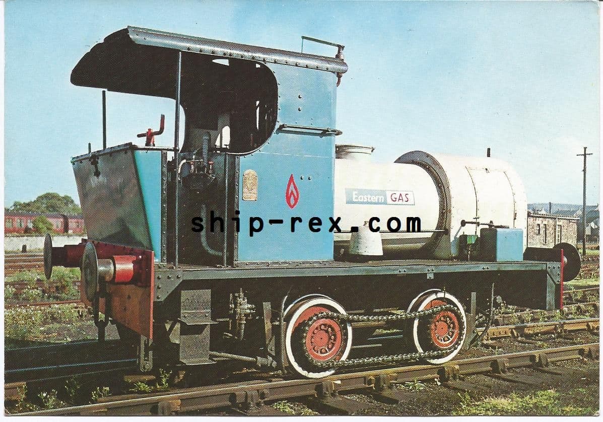 Sentinel 0-4-0 "Gasbag" - postcard