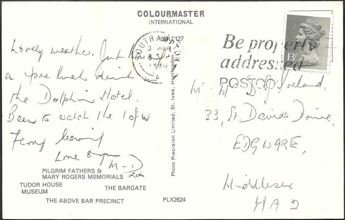 Southampton multi-view postcard a