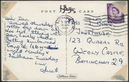 Southampton Western Esplanade postcard