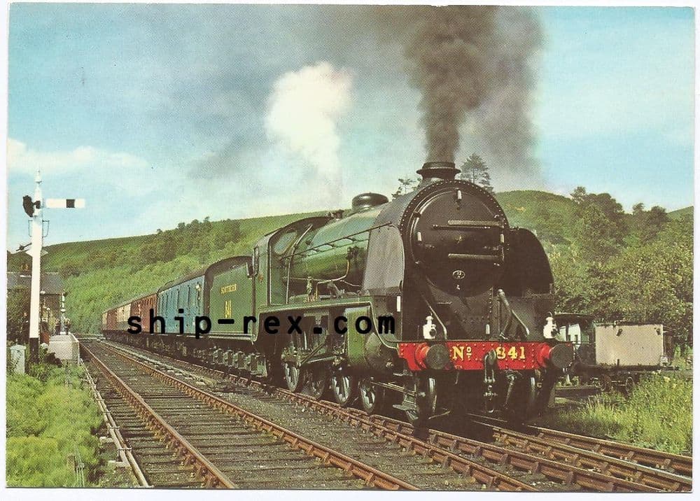 Southern Railway S15 Class Greene King postcard