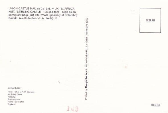 STIRLING CASTLE Union Castle d