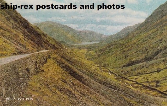 Tal-y-Llyn Pass Merioneth postcard