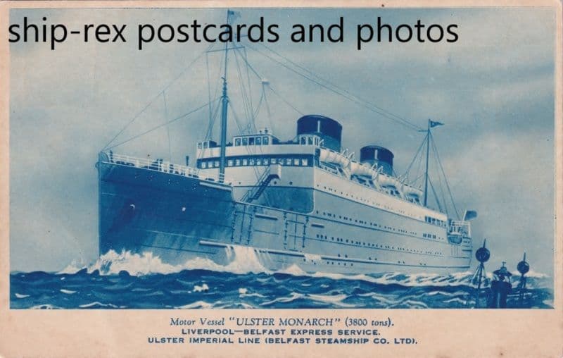 ULSTER MONARCH Belfast SS Co a