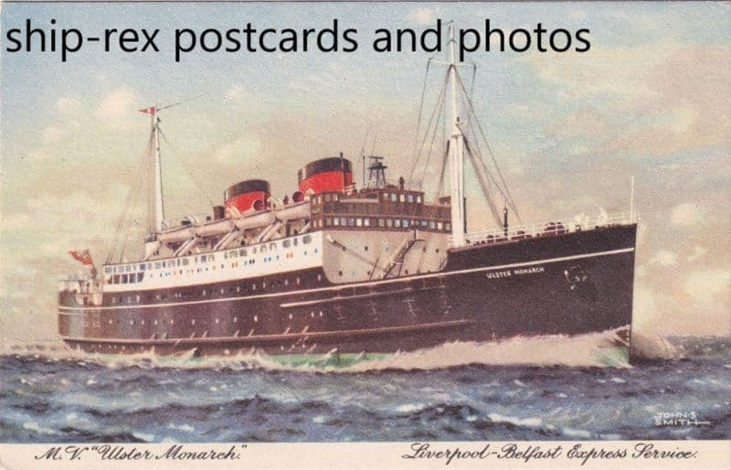 ULSTER MONARCH Belfast SS Co b