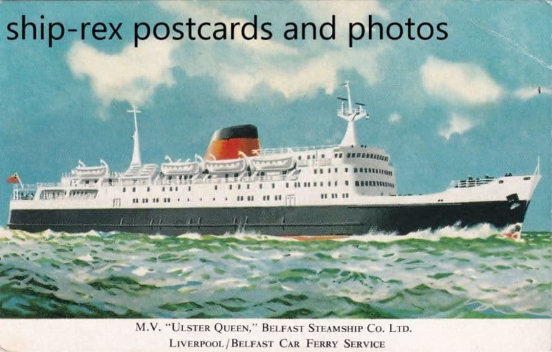 ULSTER QUEEN 1967 Belfast SS Co