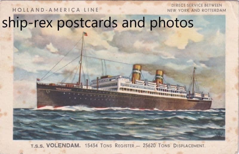 VOLENDAM 1922 Holland America d