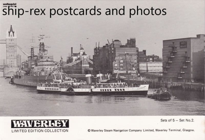 WAVERLEY 1947b & HMS BELFAST