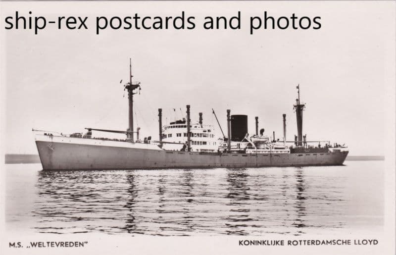 WELTEVREDEN Royal Rotterdam Lloyd