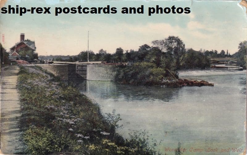 Worcester Camp Lock and Weir River Severn