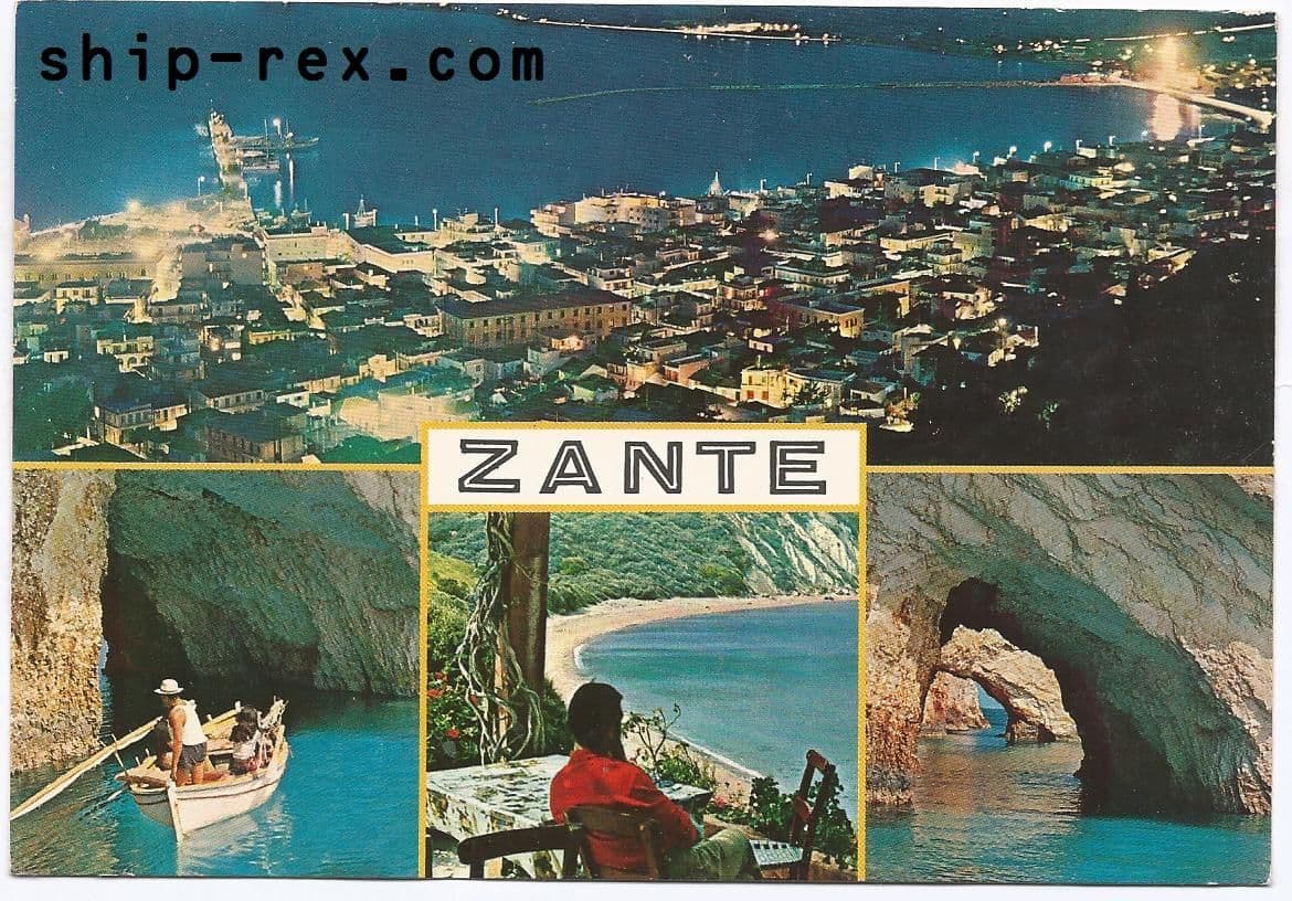 Zakynthos multi-view postcard