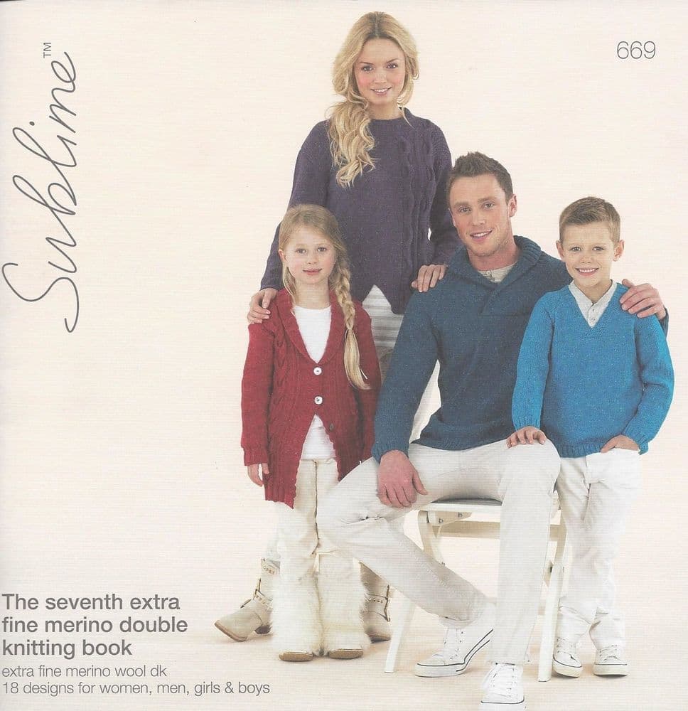 669 - The seventh extra fine merino double knitting book