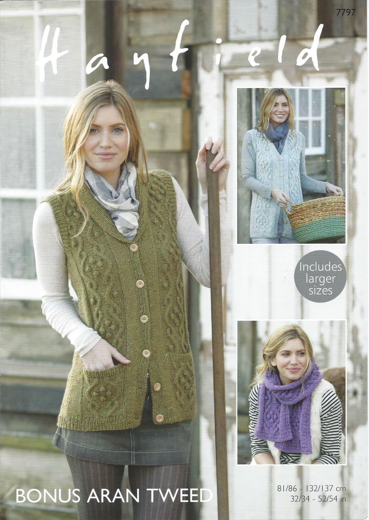 Hayfield Bonus Aran Tweed with Wool 400g - 695 Sagewood