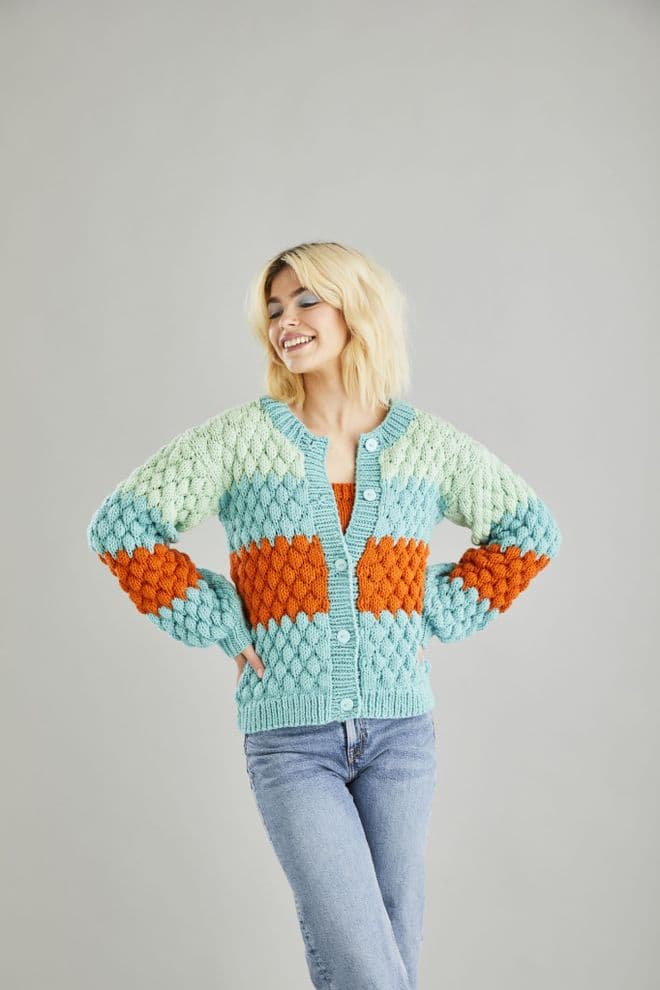 Hayfield Bonus Chunky Knitting Pattern - 10603 Bralet & Cardigan Set