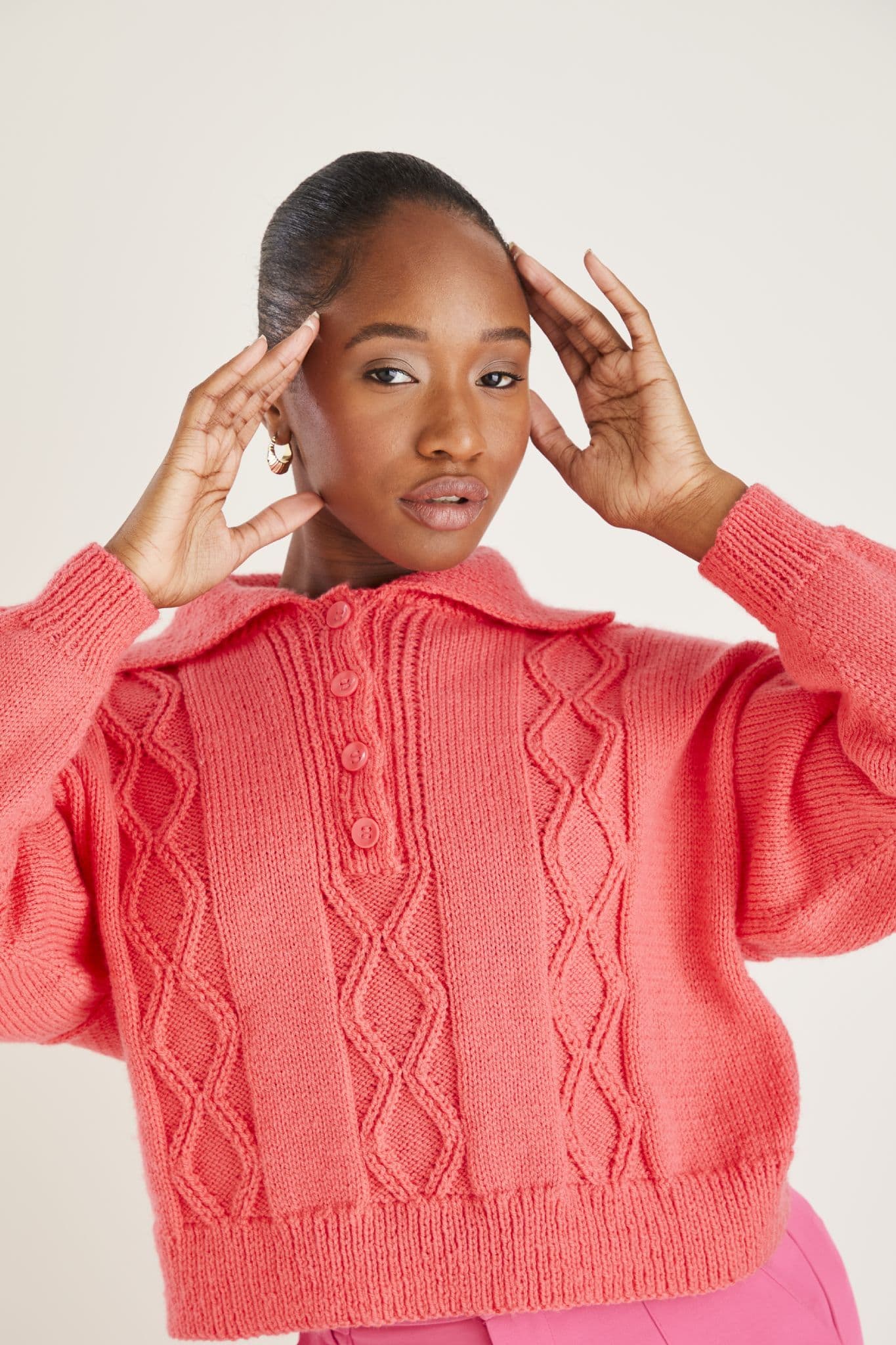 Hayfield Bonus DK Knitting Pattern - 10589 Sweater