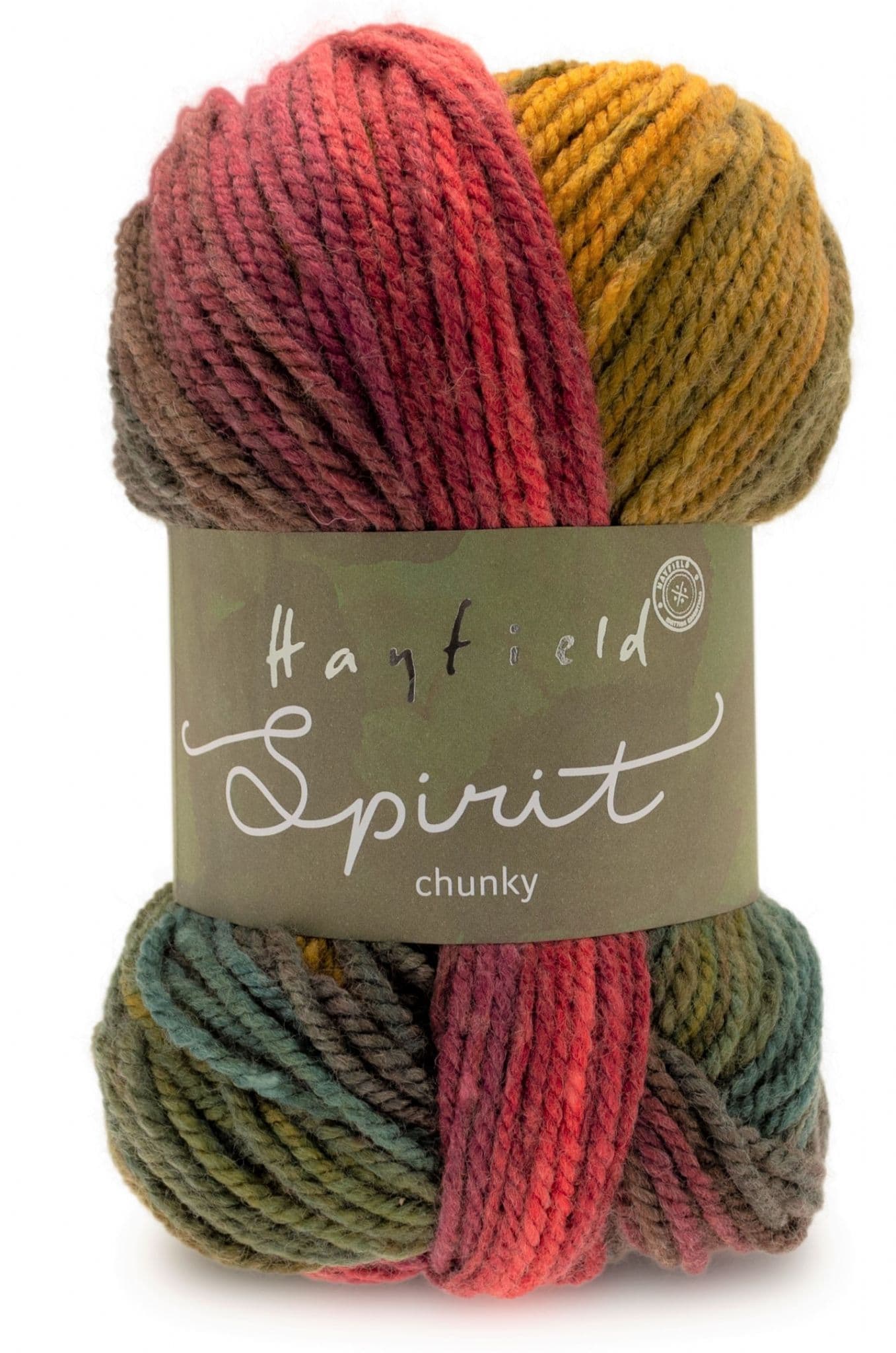 Hayfield Spirit Chunky Knitting Pattern - 10084 Shawl Collar Cardigan