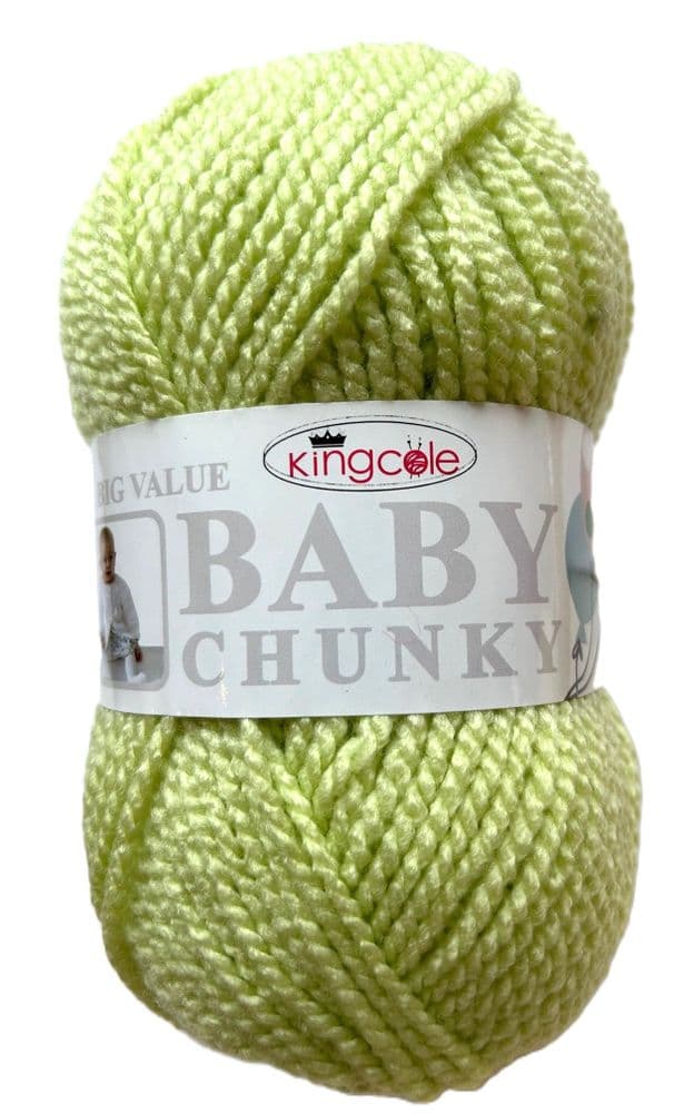 King Cole Big Value Baby Chunky 100g - 2514 Lime