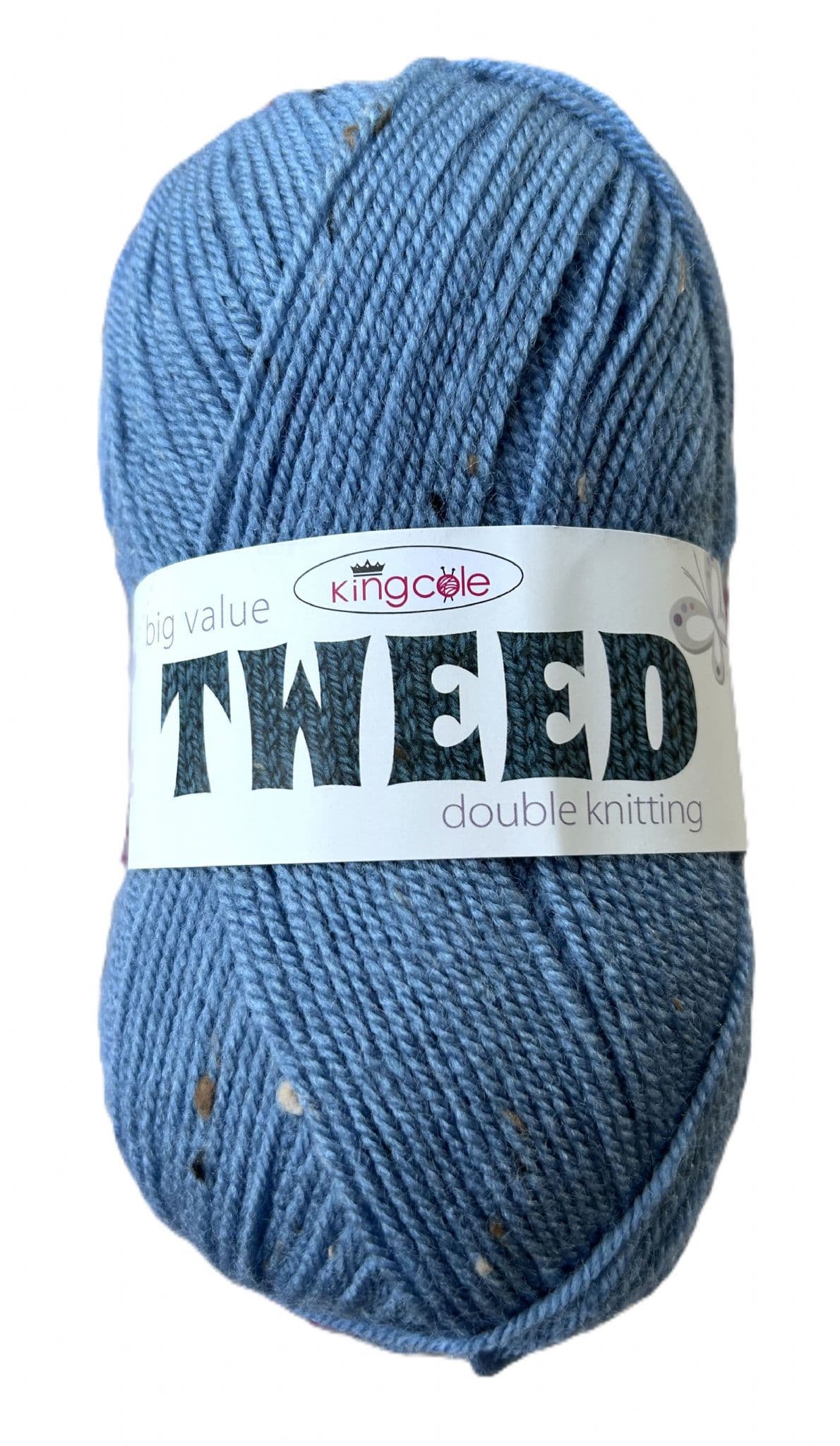 King Cole Big Value Tweed DK 100g - 1735 Blue Mountain