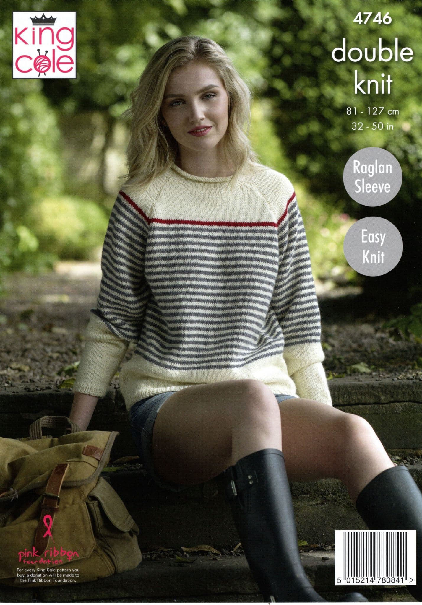 King Cole DK Knitting Pattern - 4746 Ladies Sweaters