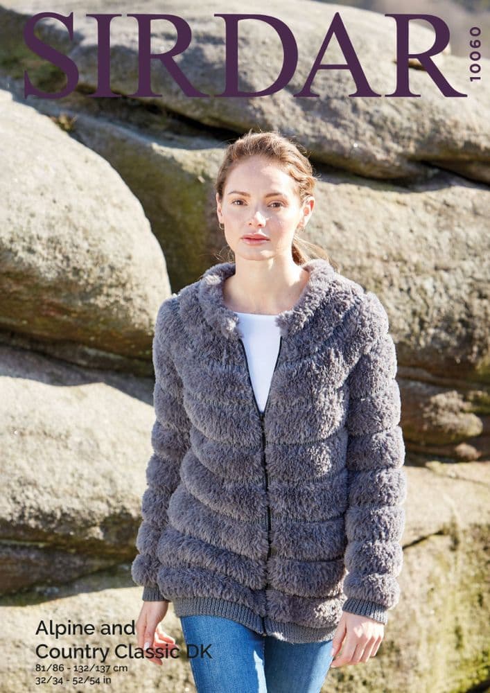 Sirdar Alpine Knitting Pattern - 10060 Jacket
