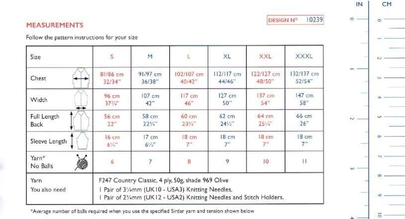 Sirdar Country Classic 4 ply Knitting Pattern Booklet - 10239 Top