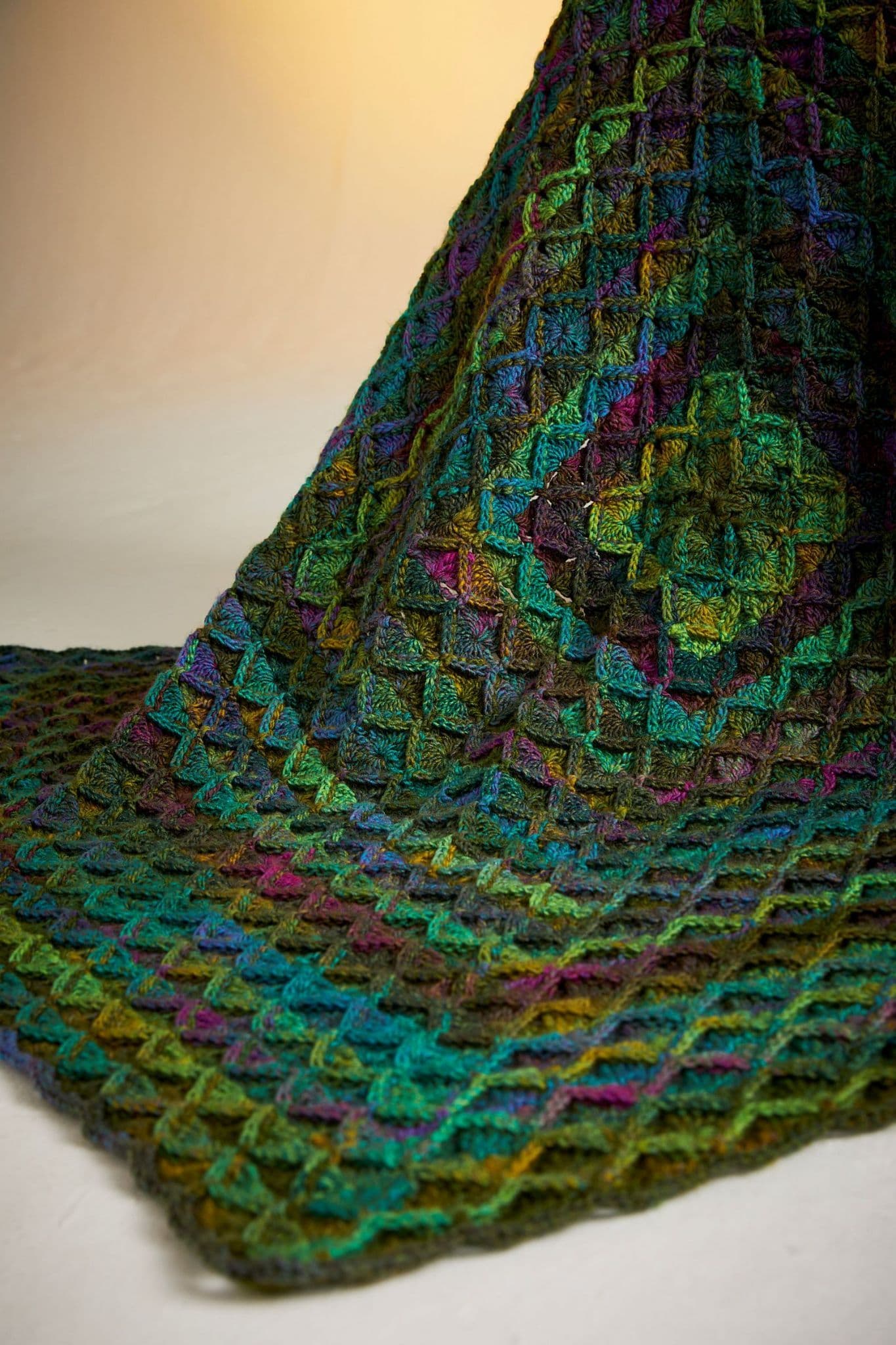 Sirdar Jewelspun Aran Crochet Pattern - 10724 Blanket