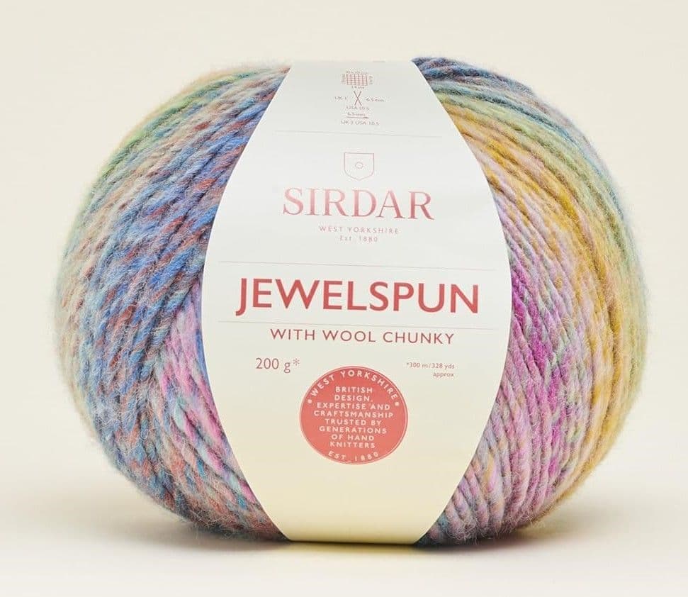Sirdar Jewelspun Chunky with Wool 200g - 210 Mermaid Glow