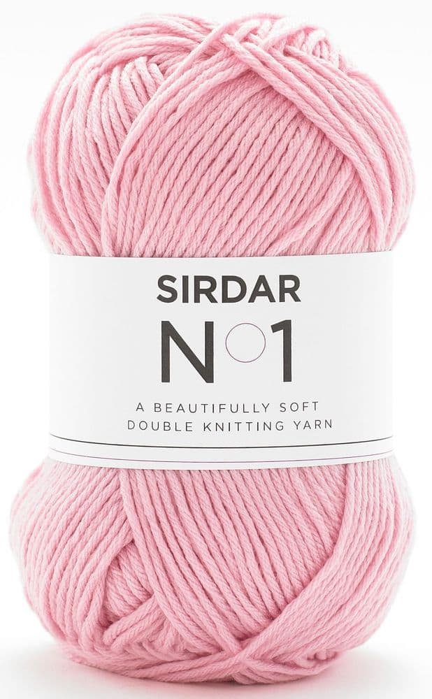 Sirdar No 1 Double Knit Crepe 100g - 206 Rosebud - Clearance Price 3 99