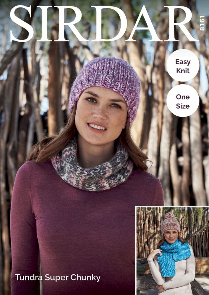 Sirdar Super Chunky Knitting Pattern - 8161 Accessories