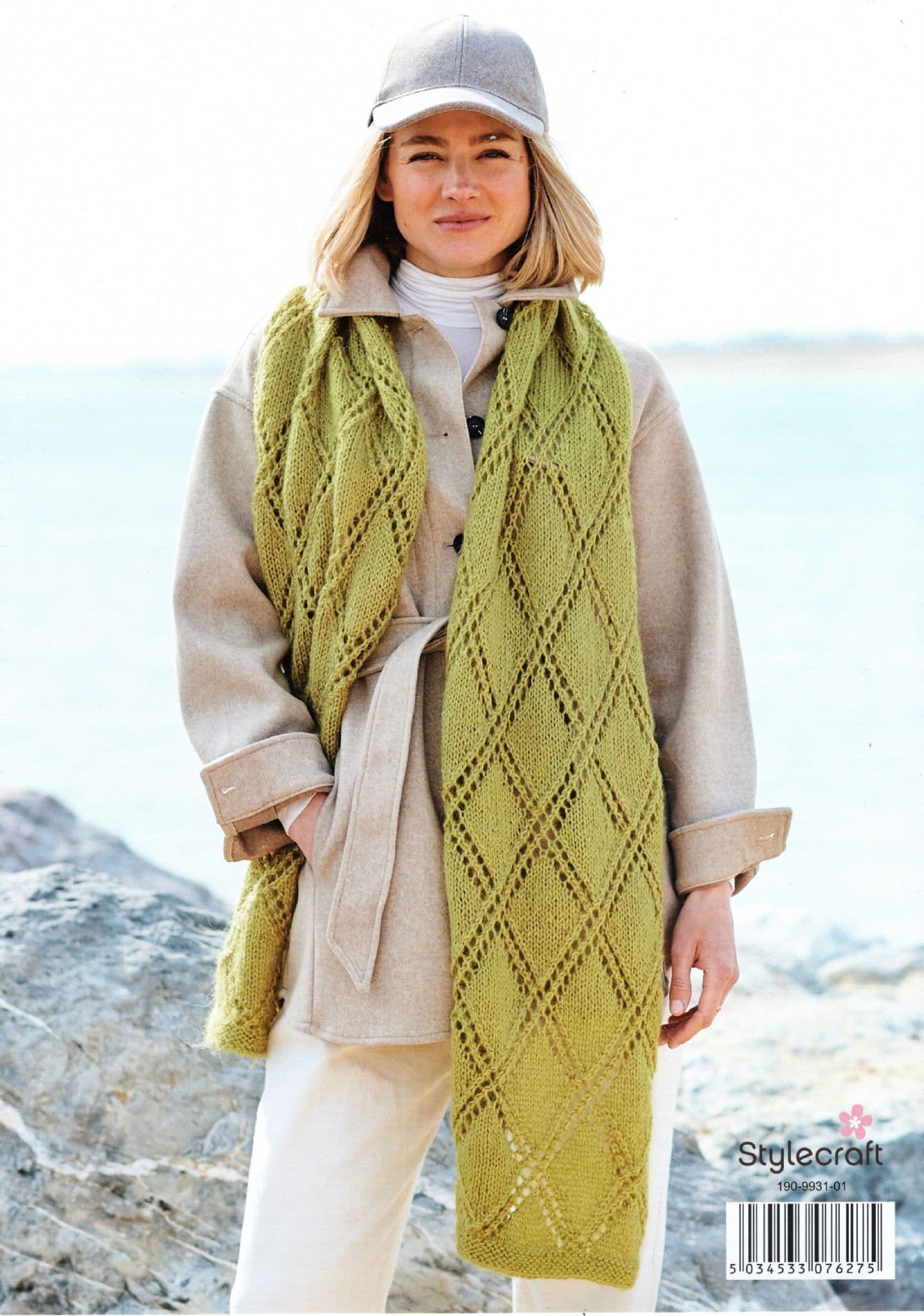 Stylecraft Grace Aran Knitting Pattern - 9931 Ladies Shawls