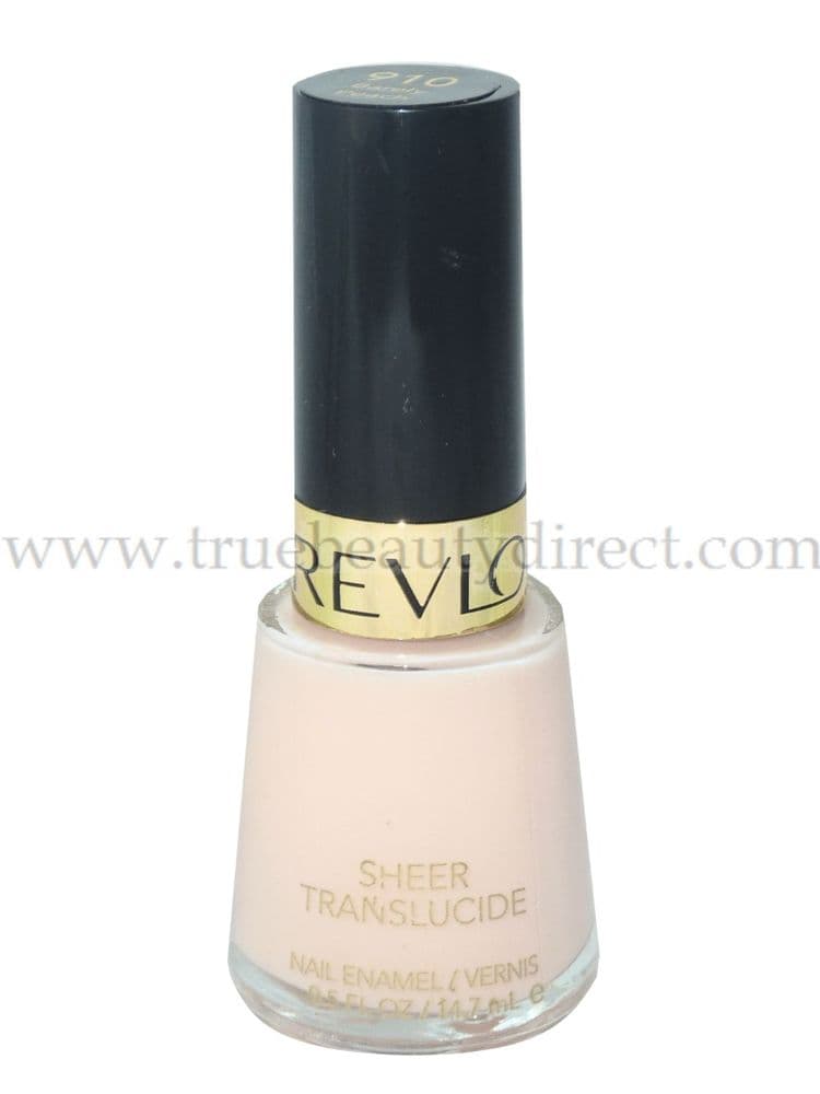 REVLON SHEER TRANSLUCENT NAIL ENAMEL - 910 BARELY PEACH