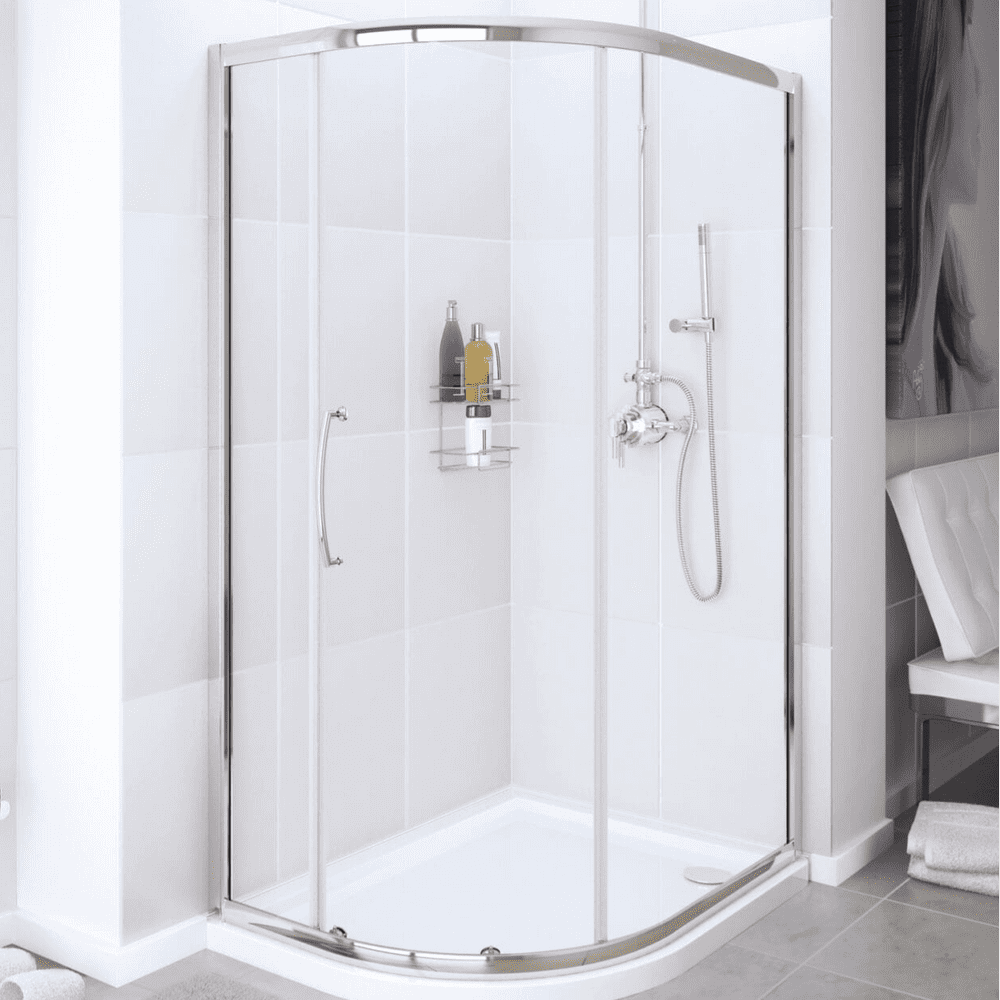 Lakes Classic Offset Quadrant Shower Enclosure 900 x 800 Single Door