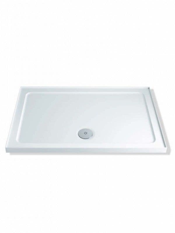 MX Durastone 1000mm x 760mm Rectangular Low Profile Shower Tray with ...