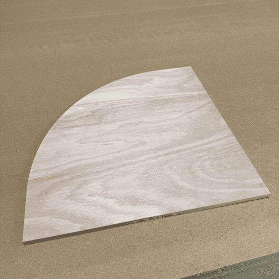 Offset Quadrant Marine Ply Shower Tray Bases