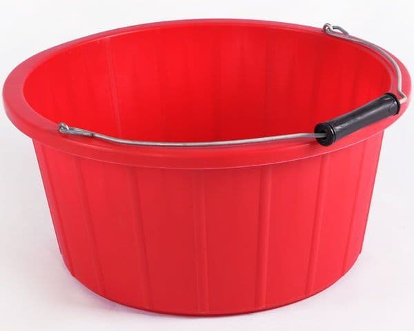 Red Feed Bucket