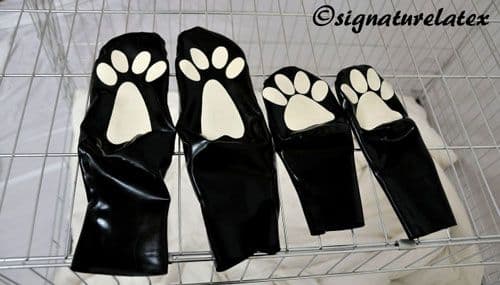 Latex Paws Full set of front and rear