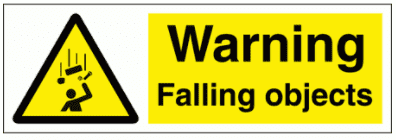 Warning Falling Objects - 7715| The Sign Maker