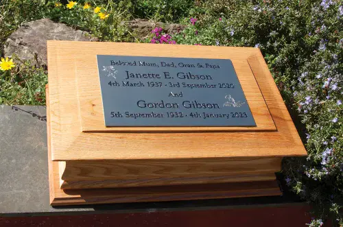 Double Wooden Ashes Casket| The Sign Maker Shop