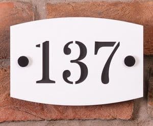 Online Sign Maker | Value House Number Acrylic Signs