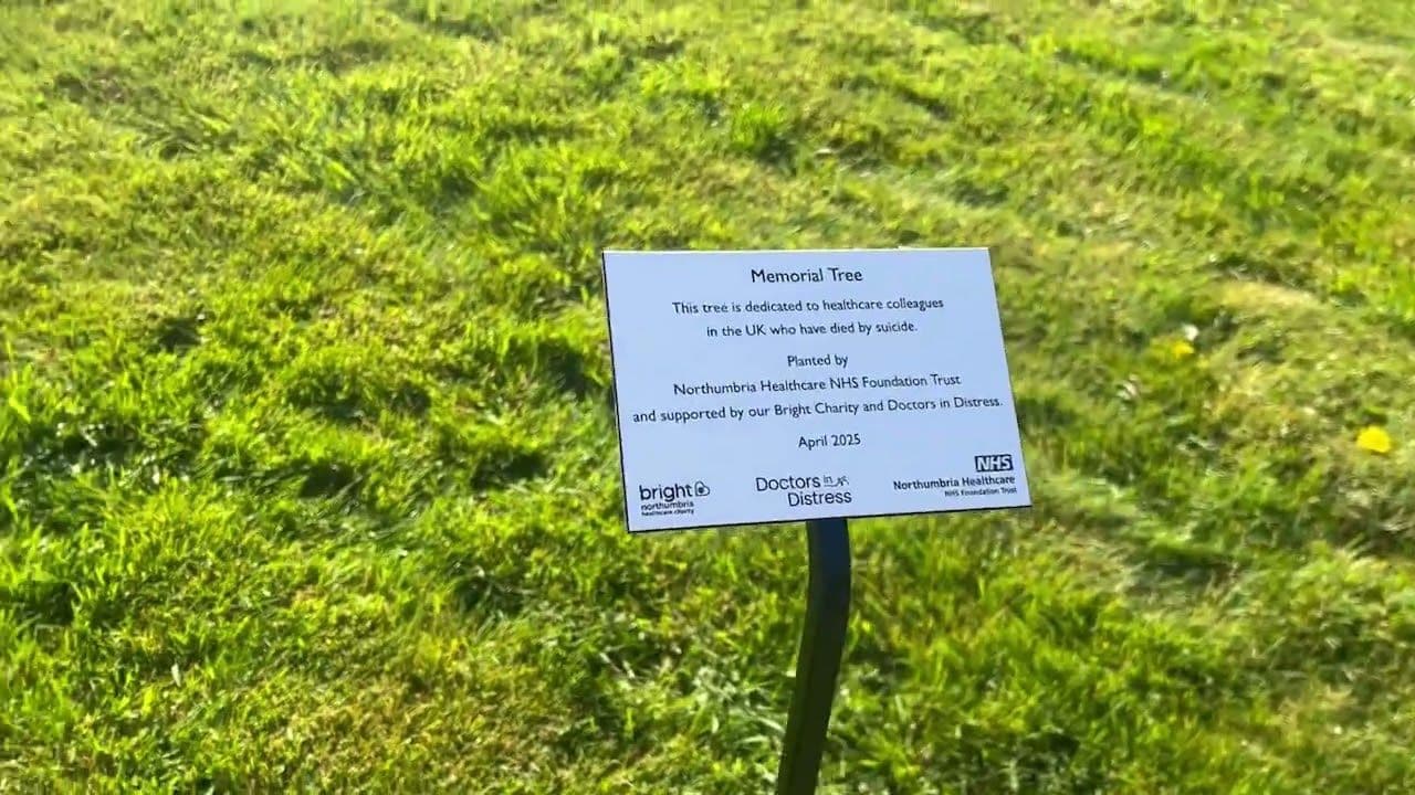 Engraved Plaque with Wrought Iron Tree Stake | The Sign Maker Shop